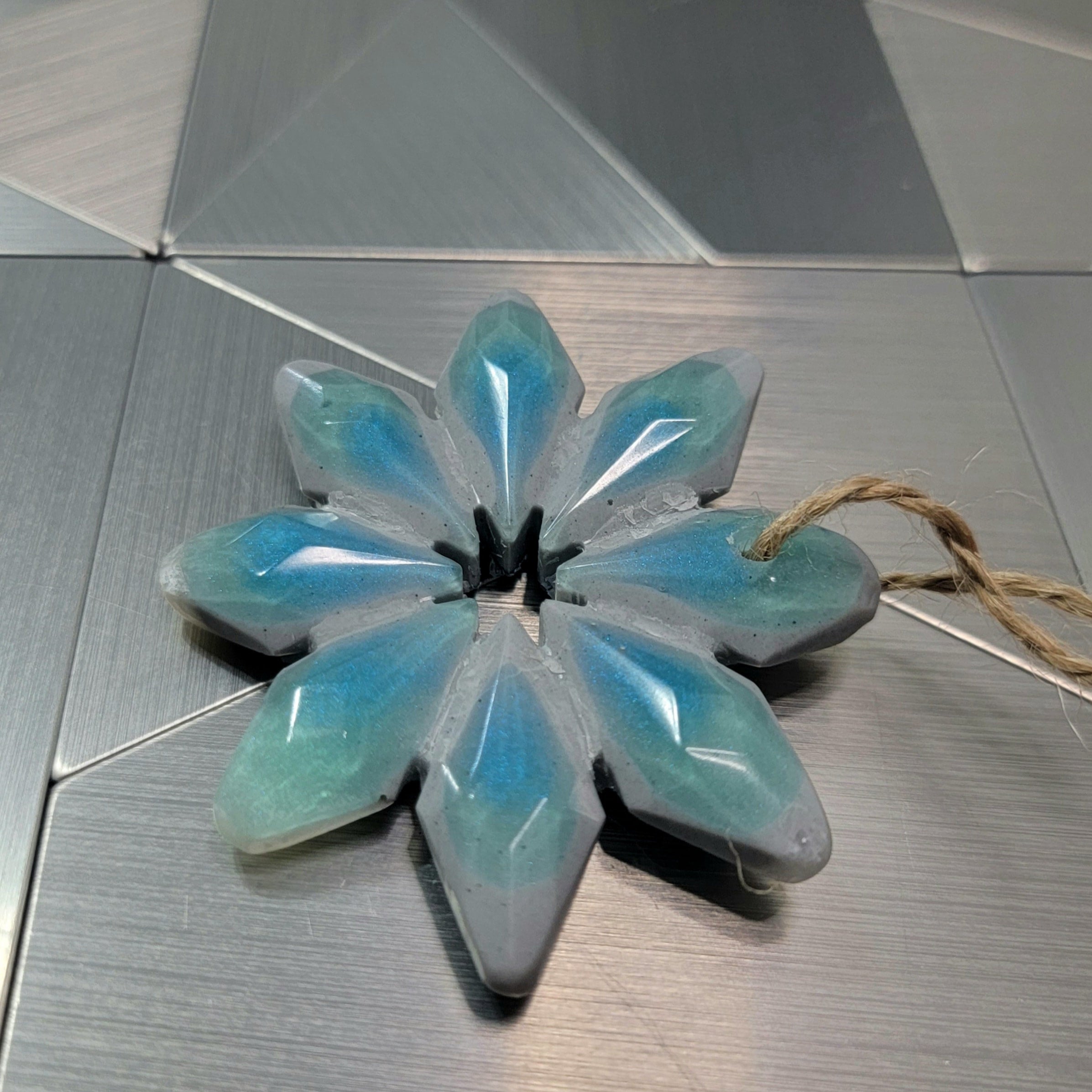 Small Epoxy Resin Christmas Ornament | Timber Resin Co LLC