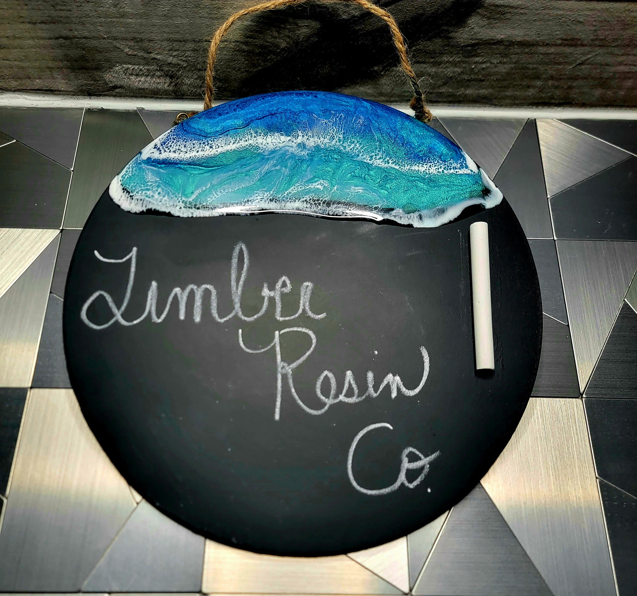 Ocean Chalkboard | Timber Resin Co LLC